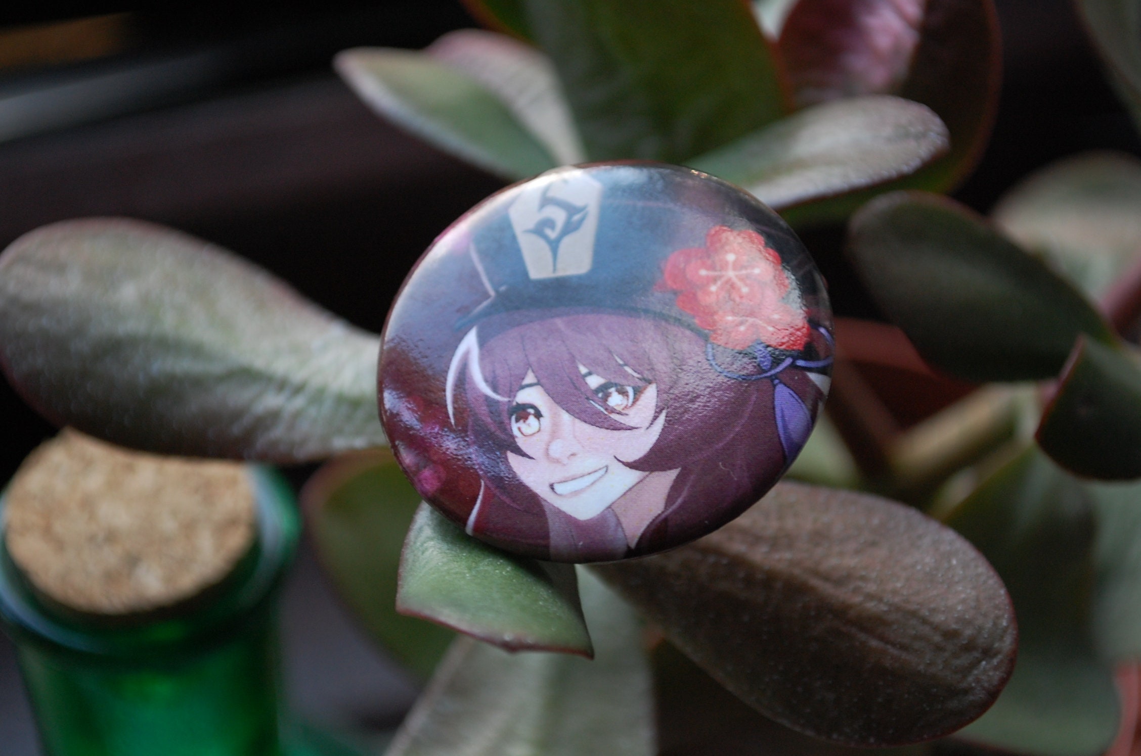 Hu Tao Button Badge // Hu Tao Badge // Genshin Impact Button Badge ...