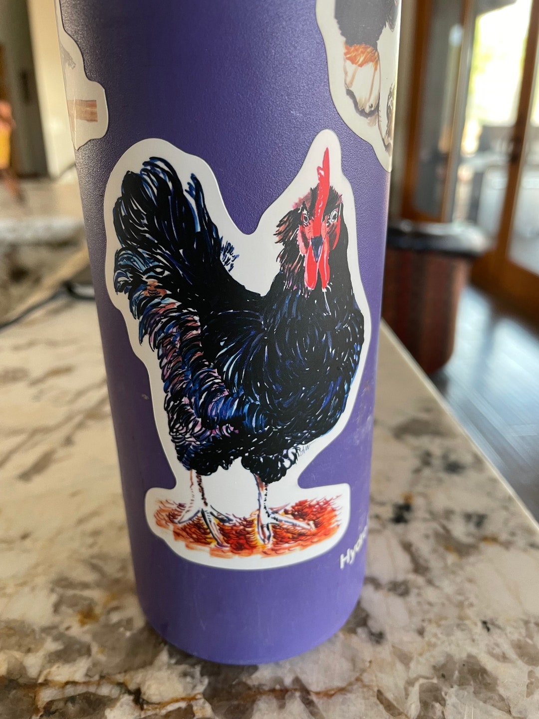 Henry the Rooster Sticker - Etsy