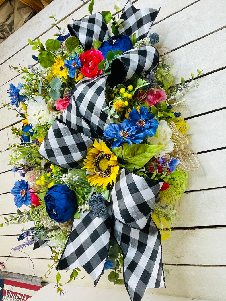 TUTORIAL Spring Wreath Tutorial Summer Wreath Tutorial | Etsy