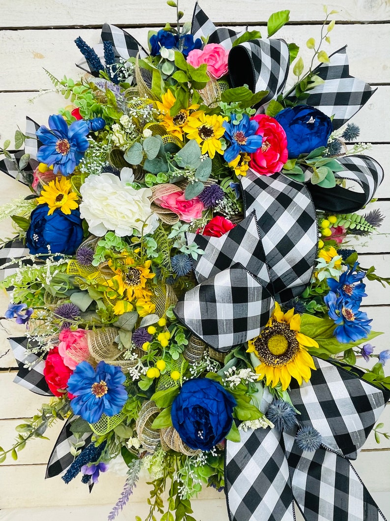 TUTORIAL Spring Wreath Tutorial Summer Wreath Tutorial | Etsy