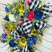 TUTORIAL Spring Wreath, Tutorial Summer Wreath, Tutorial Floral Wreath ...