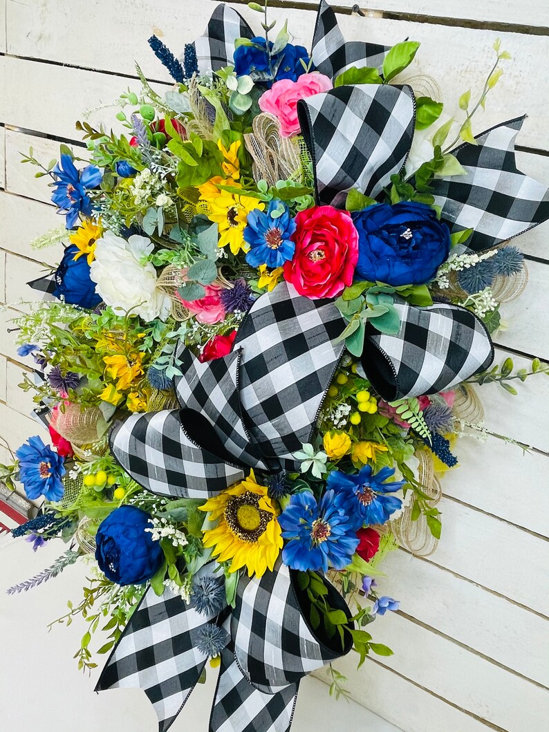 TUTORIAL Spring Wreath Tutorial Summer Wreath Tutorial | Etsy