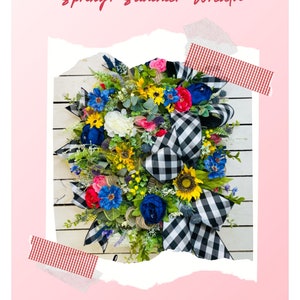Tutorial Spring Wreath Tutorial Summer Wreath Tutorial Floral Wreath