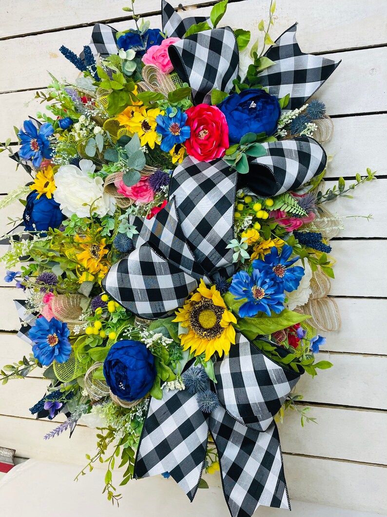 TUTORIAL Spring Wreath Tutorial Summer Wreath Tutorial | Etsy