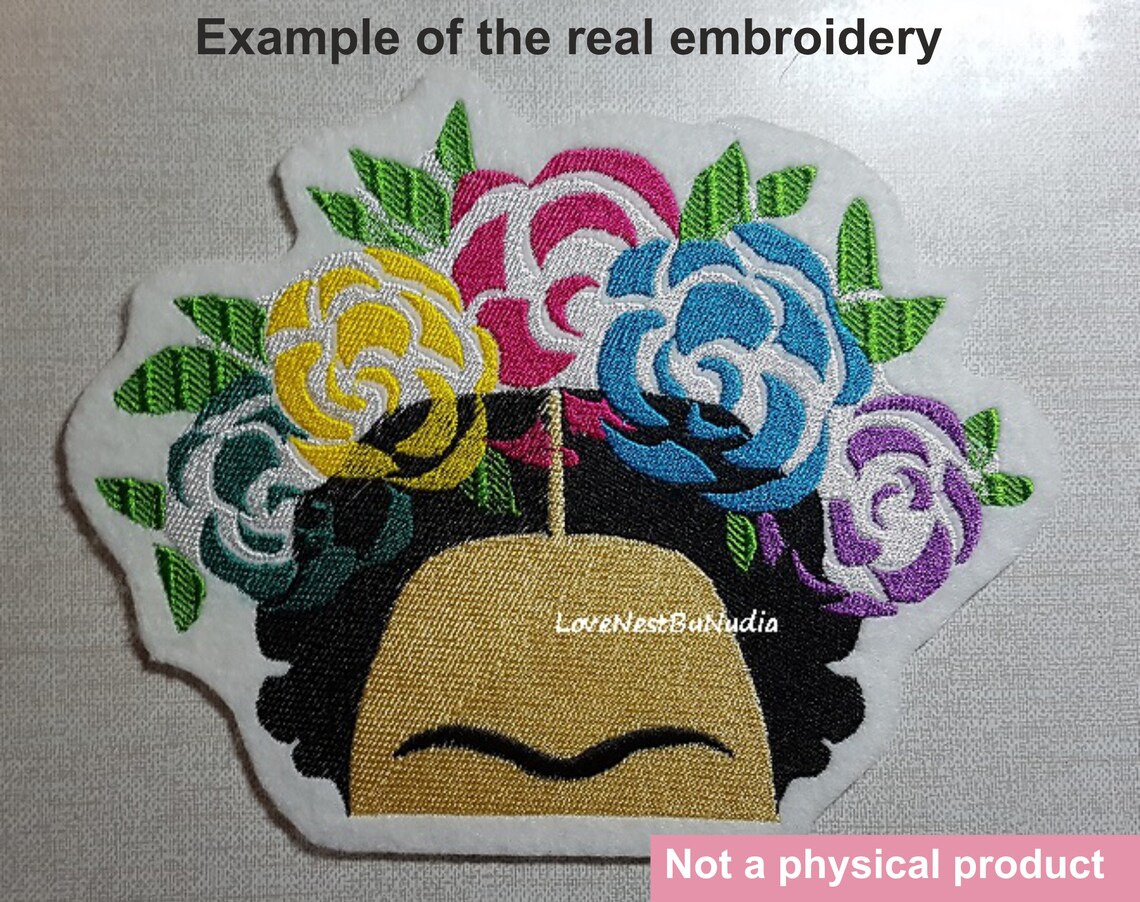 Frida Kahlo Eyebrows Embroidery File - Etsy