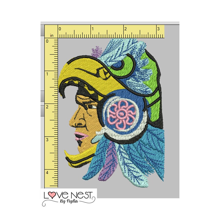 Aztec Embroidery | Digital File - Etsy
