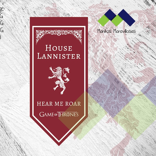 Lannister Banner - Etsy