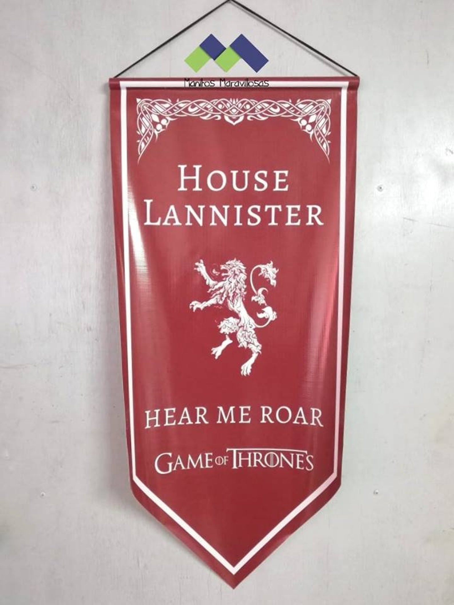 Banner Game of Thrones House Lannister Vector banner for | Etsy