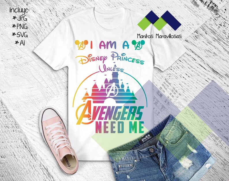 I am disney princess unless avengers need me. I'm a Disney | Etsy