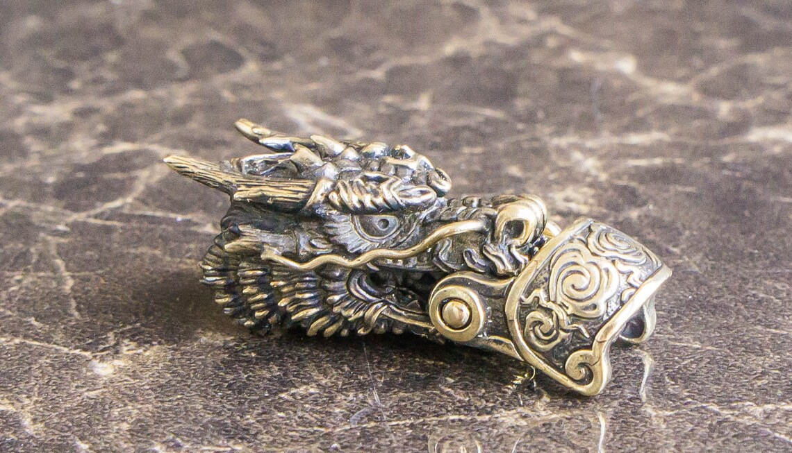 Clasp Dragon Buckle Shackle for Bracelet Paracord Bronze | Etsy