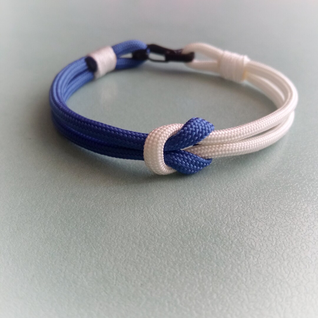 Blue and White Colors, Flag Israel, Paracord Bracelet - Etsy