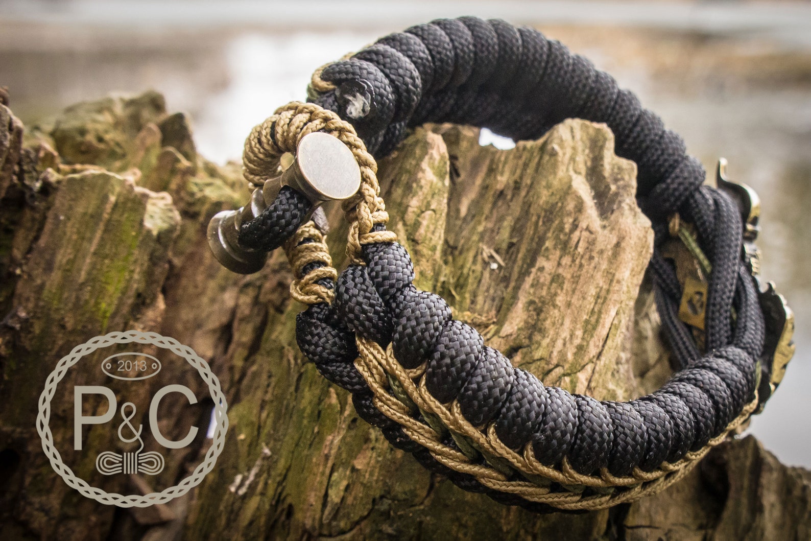 Bracelet Tottem Viking Paracord,exclusive for Man, Brass Clasp ...