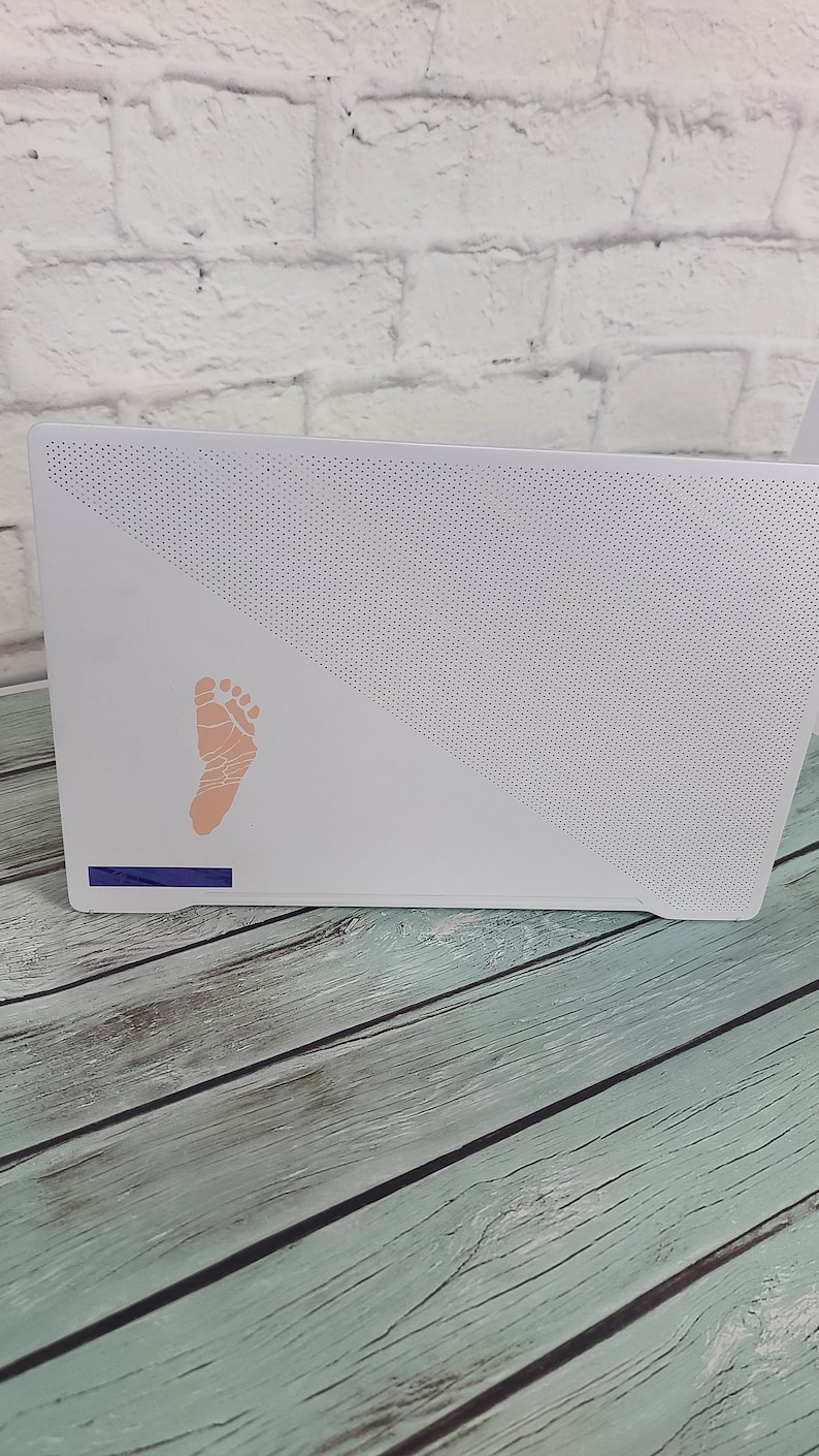 Custom Footprint Vinyl Sticker/decal - Etsy