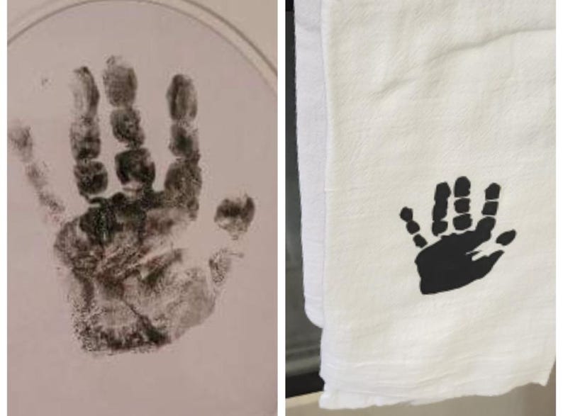 Custom Handprint Iron On - Etsy