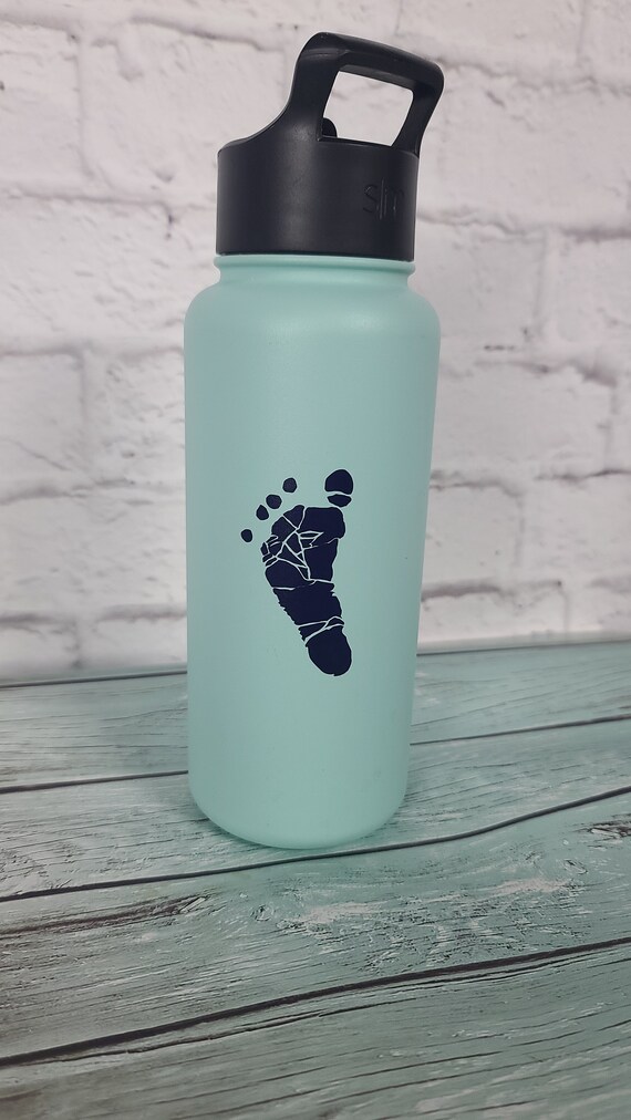 Custom Footprint Vinyl Sticker/decal - Etsy