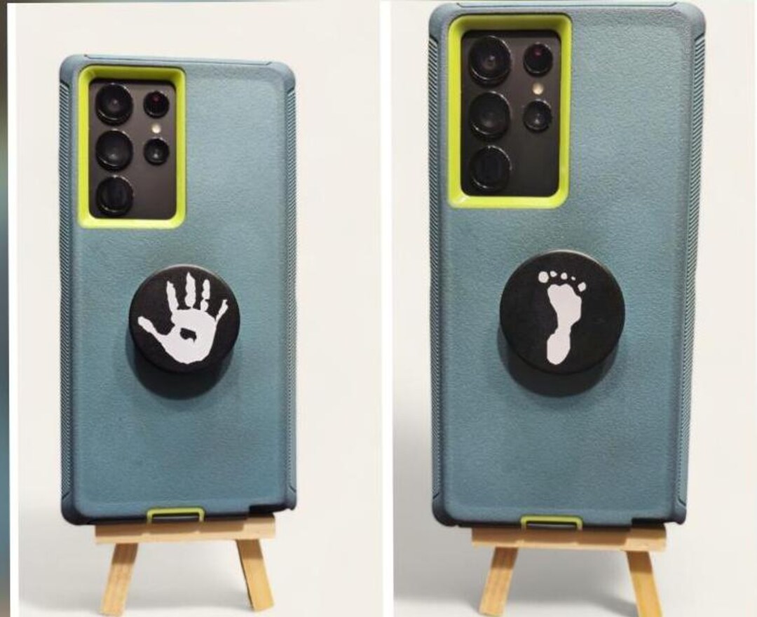 Custom Handprint/footprint Phone Grip - Etsy