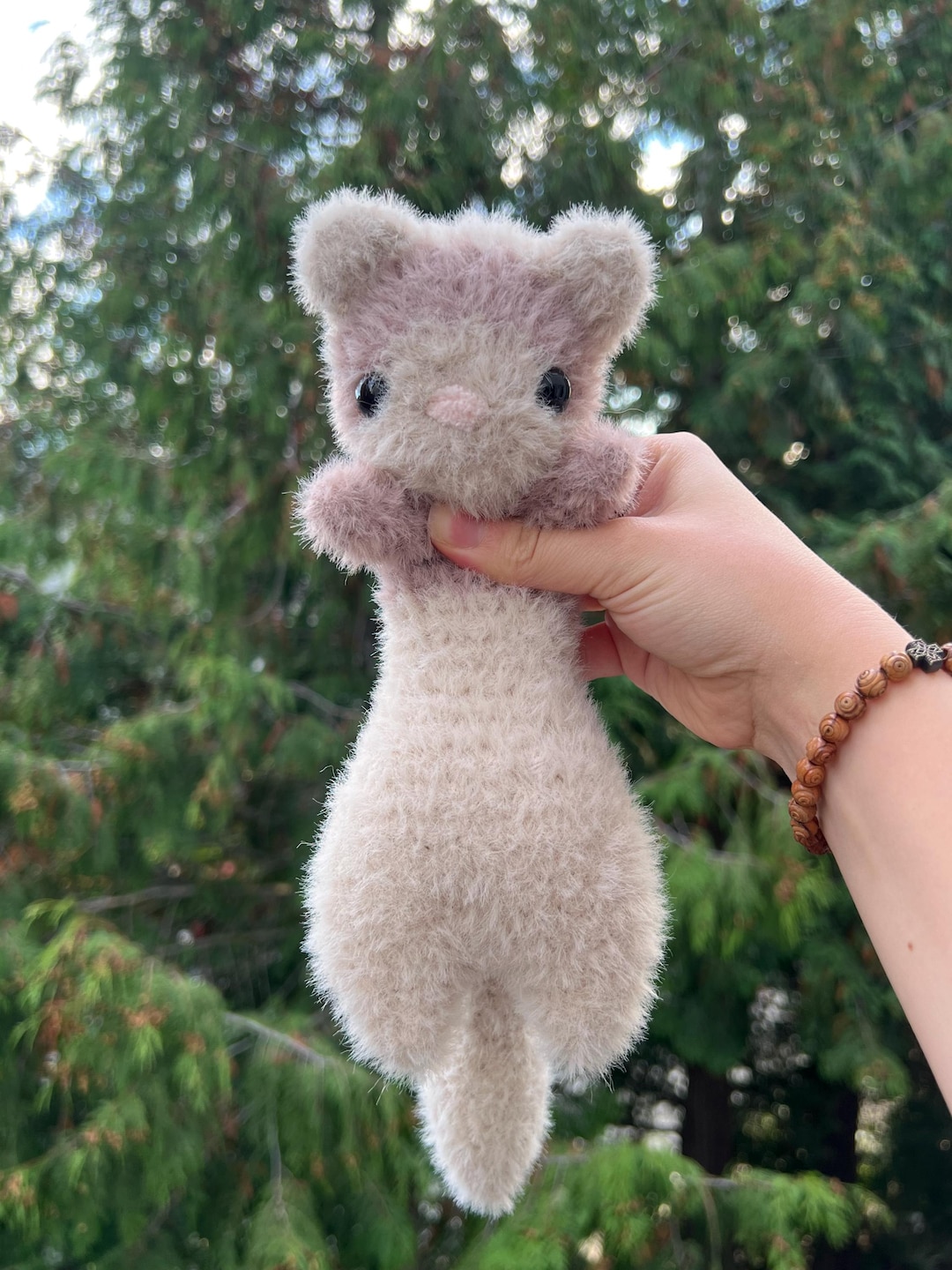 Hand Crocheted Ferret Plushie - Freddy the Ferret - Etsy