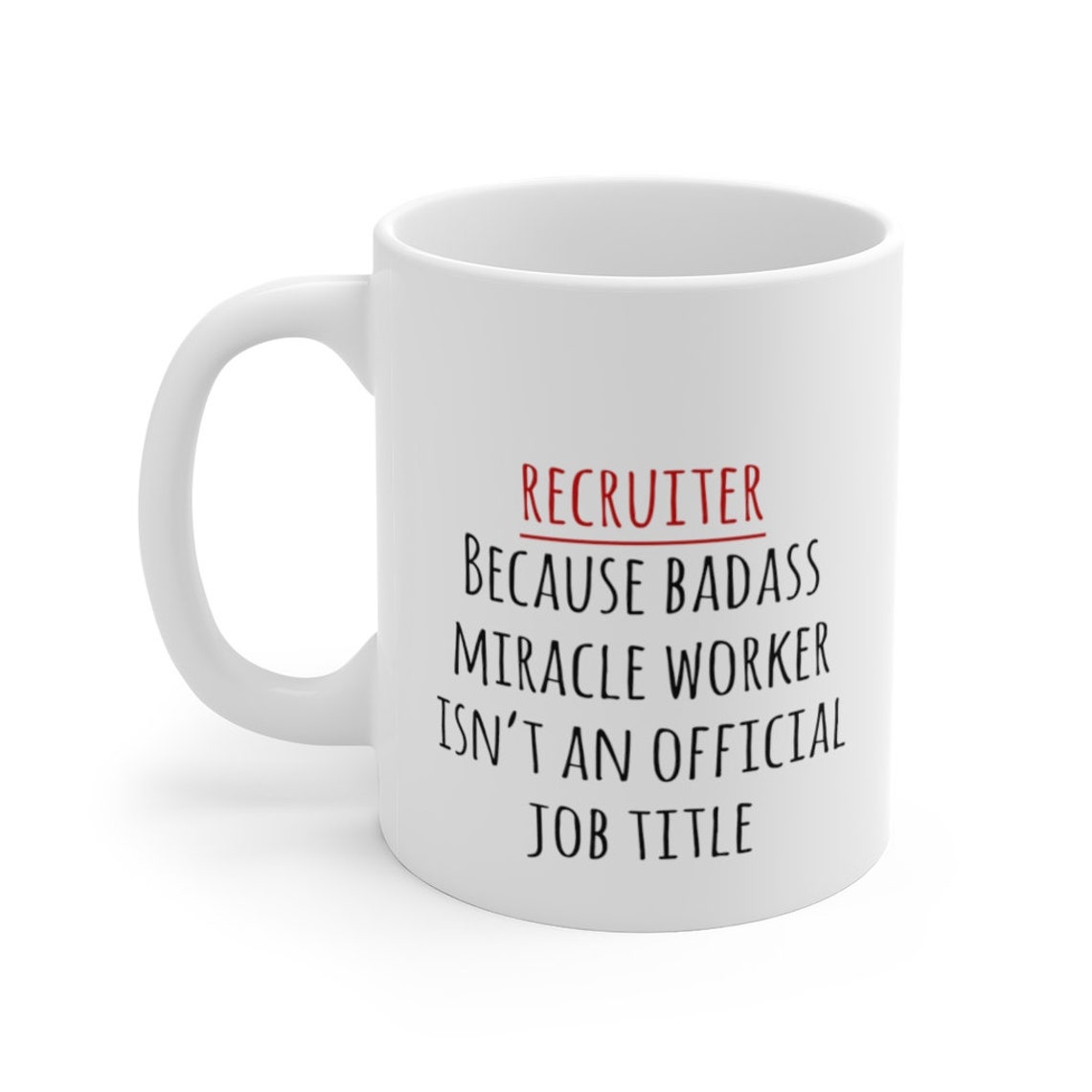 Recruiter Gift Recruiter Present Ideas Funny Recruiter Mug | Etsy
