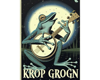 Frog Banjo Poster - Etsy