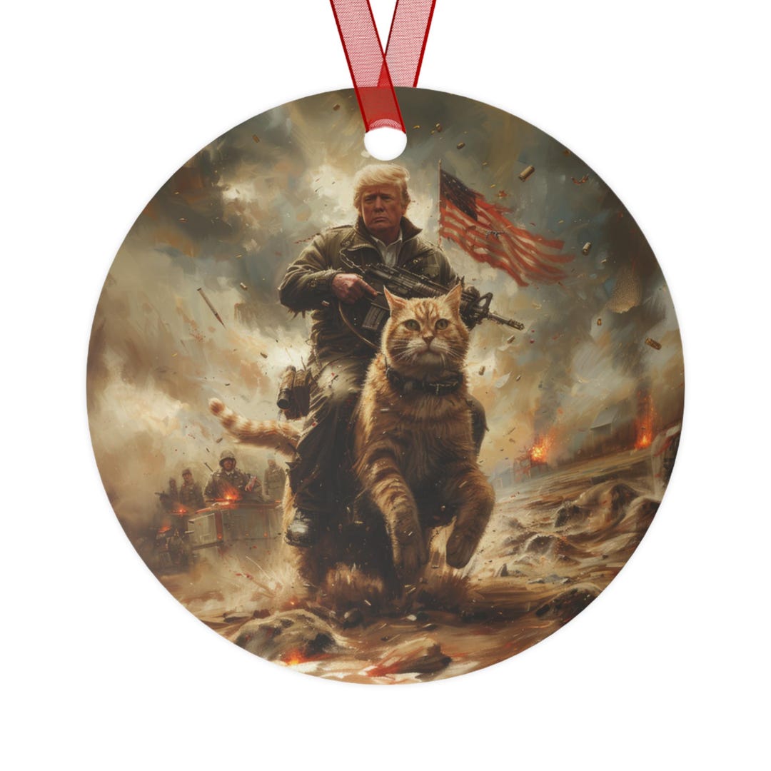 Donald Trump, Cats, Kittens, President, Christmas Tree Ornament, 2024 ...