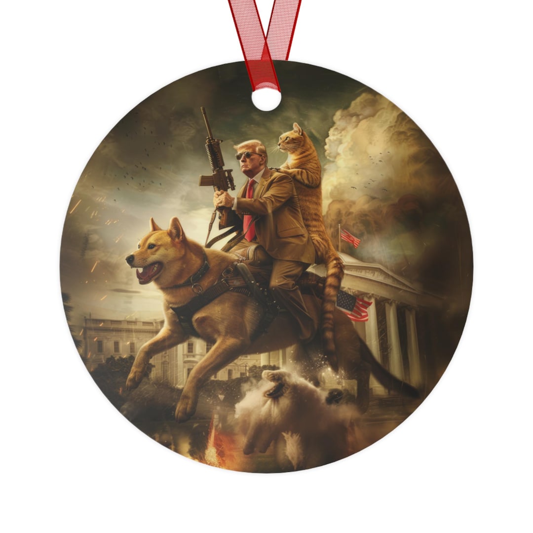 Donald Trump, Cats, Kittens, President, Christmas Tree Ornament, 2024 ...
