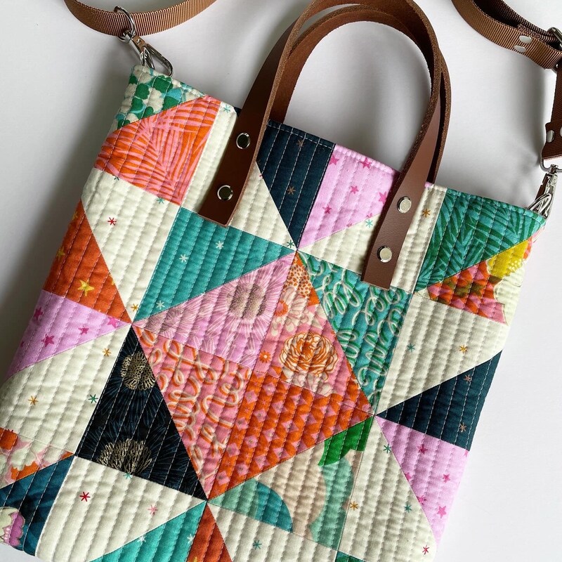 Patchwork Leather Bags - Etsy