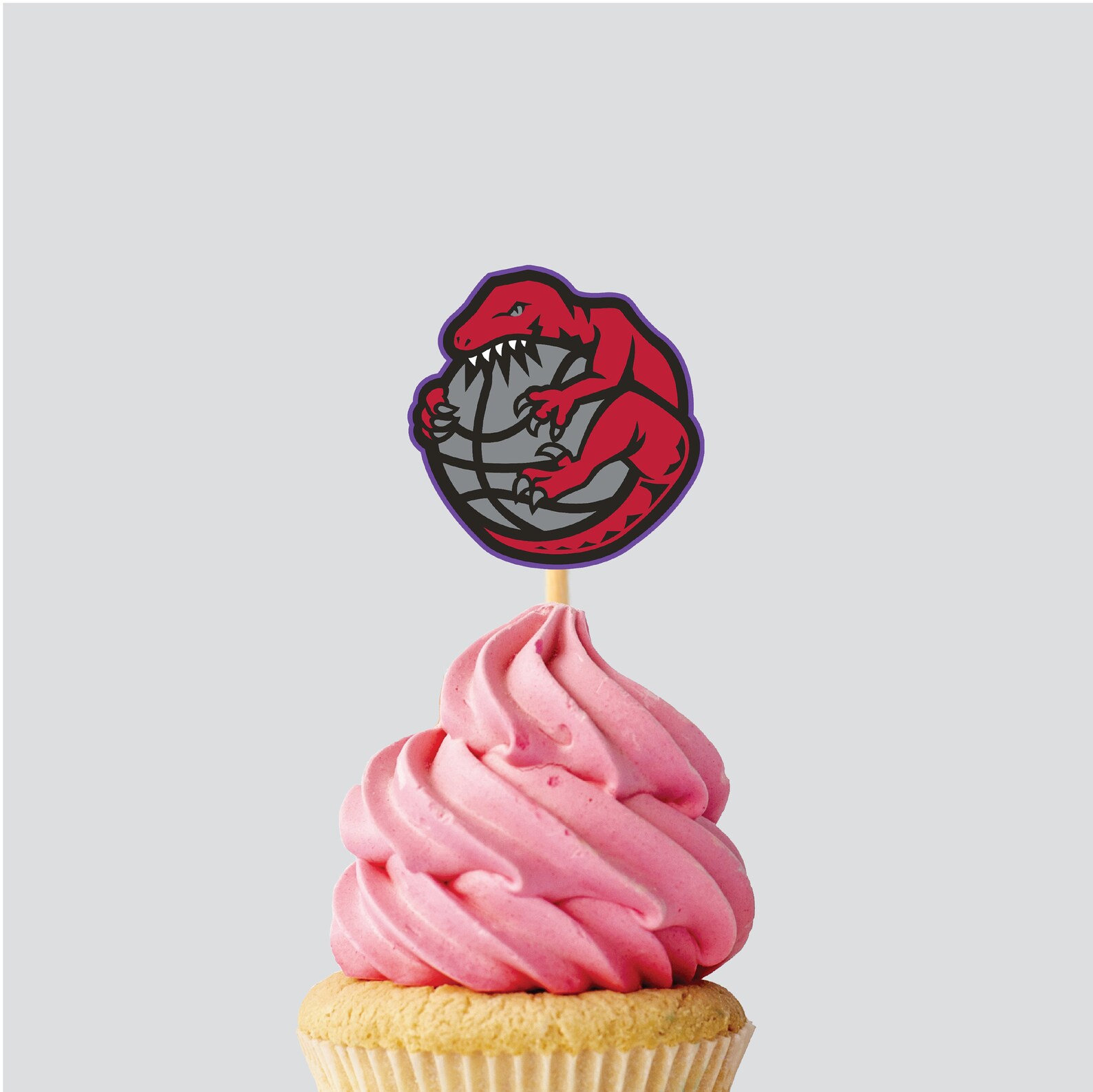 PRINTABLE Toronto Raptors Cupcake Toppers Printable File | Etsy