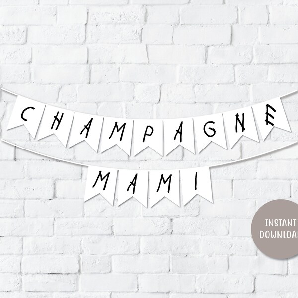 Champagne Mami Svg - Etsy