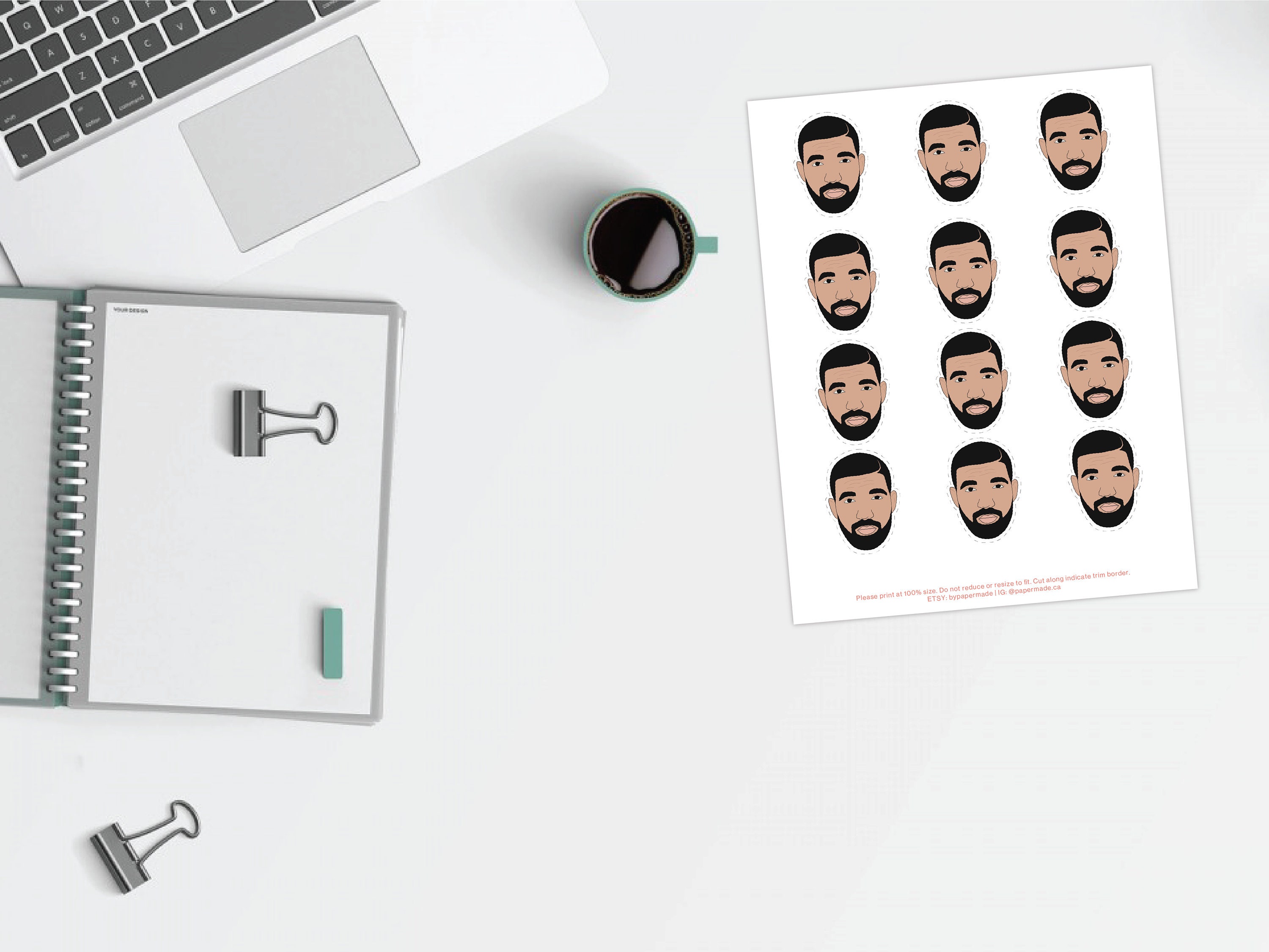 PRINTABLE Drake Head Drake Party Props Drake Banner - Etsy