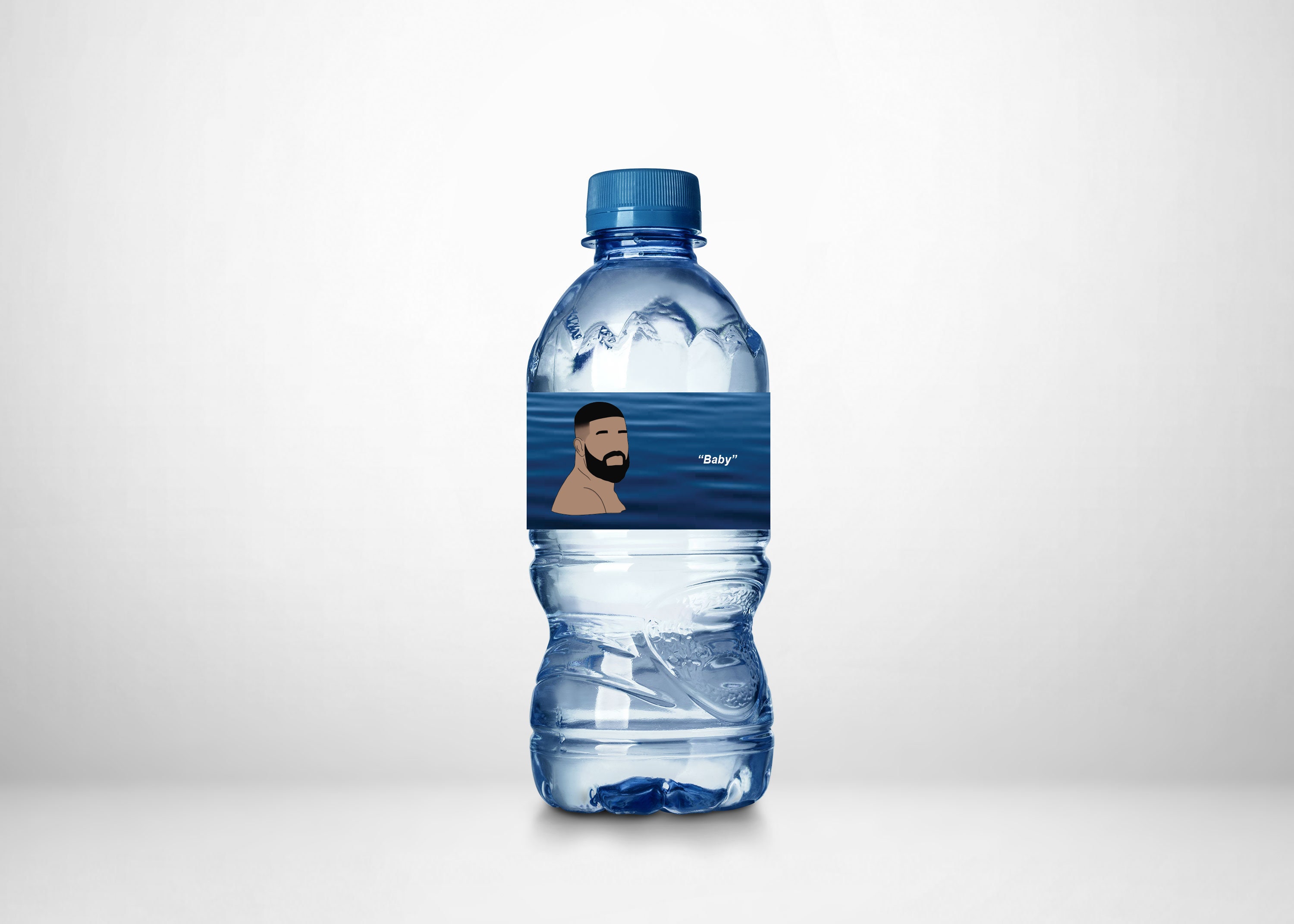 PRINTABLE Drake Water Bottle Labels Laugh Now Cry Later Drake Party ...