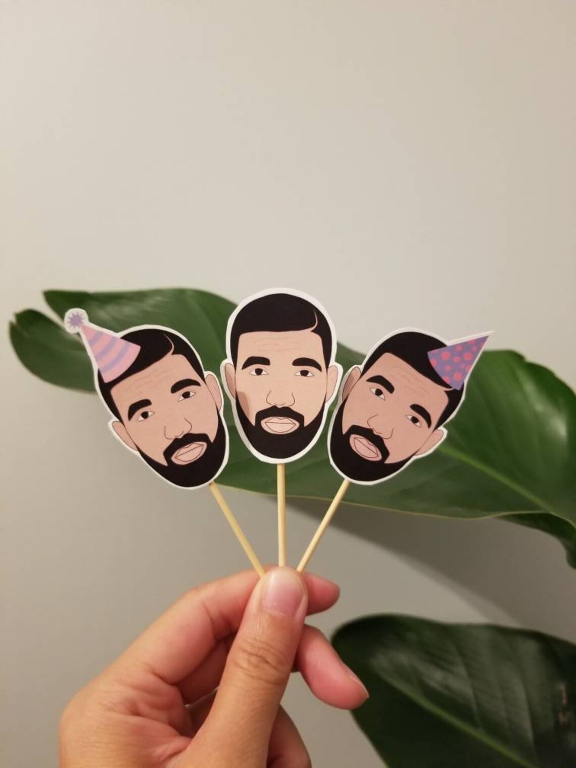 PRINTABLE Drake Cupcake Toppers / Archivo imprimible / OVO ...