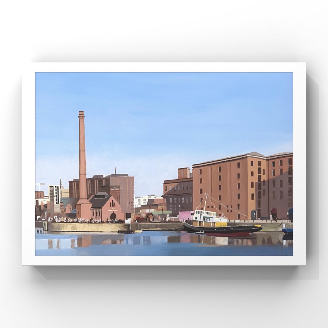 Liverpool Art Print, Signed Print, Royal Albert Dock, Liverpool Art ...