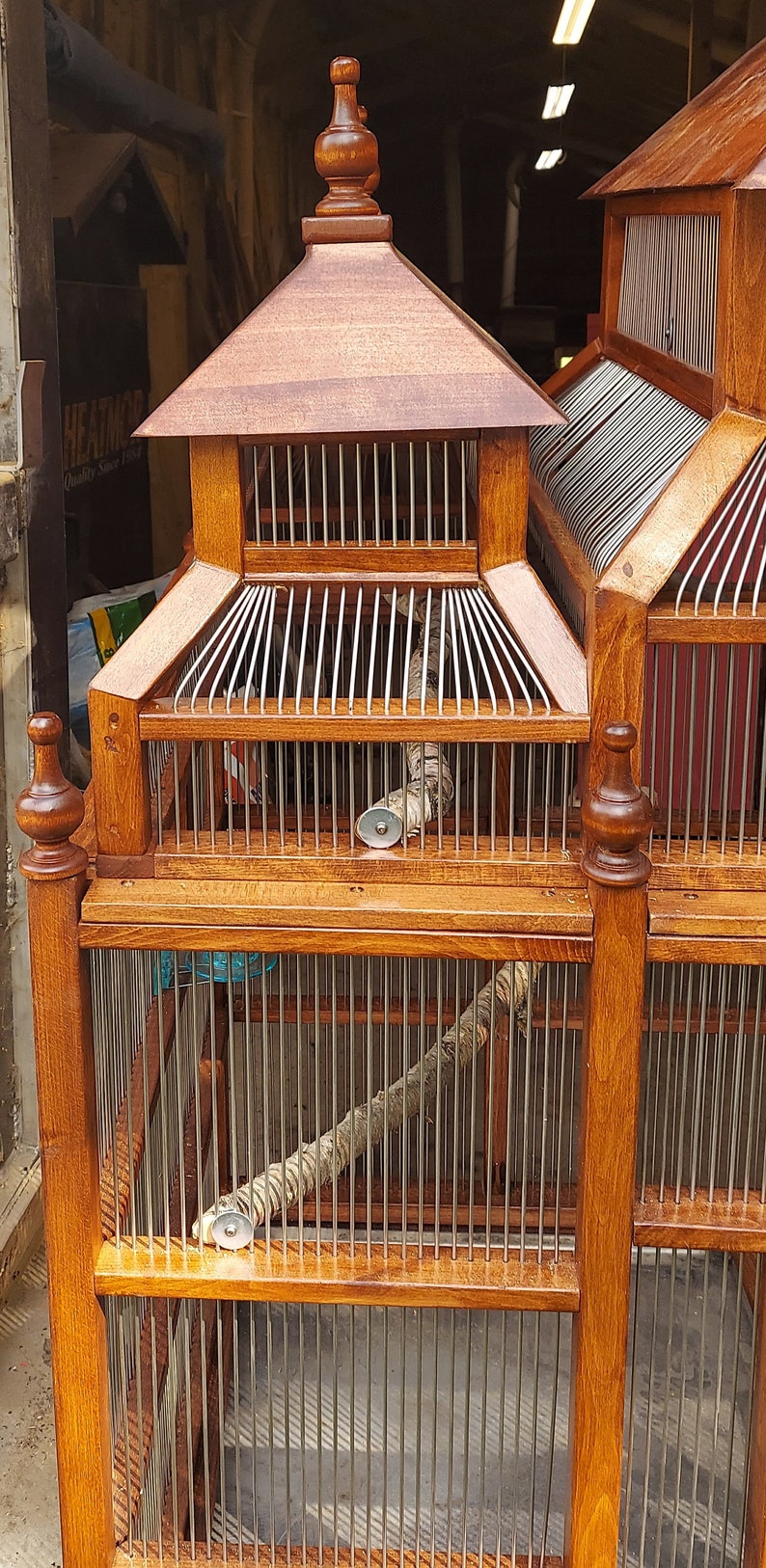 Custom Large Parakeet Cage, 3 Roofed, Flight Cage - Etsy