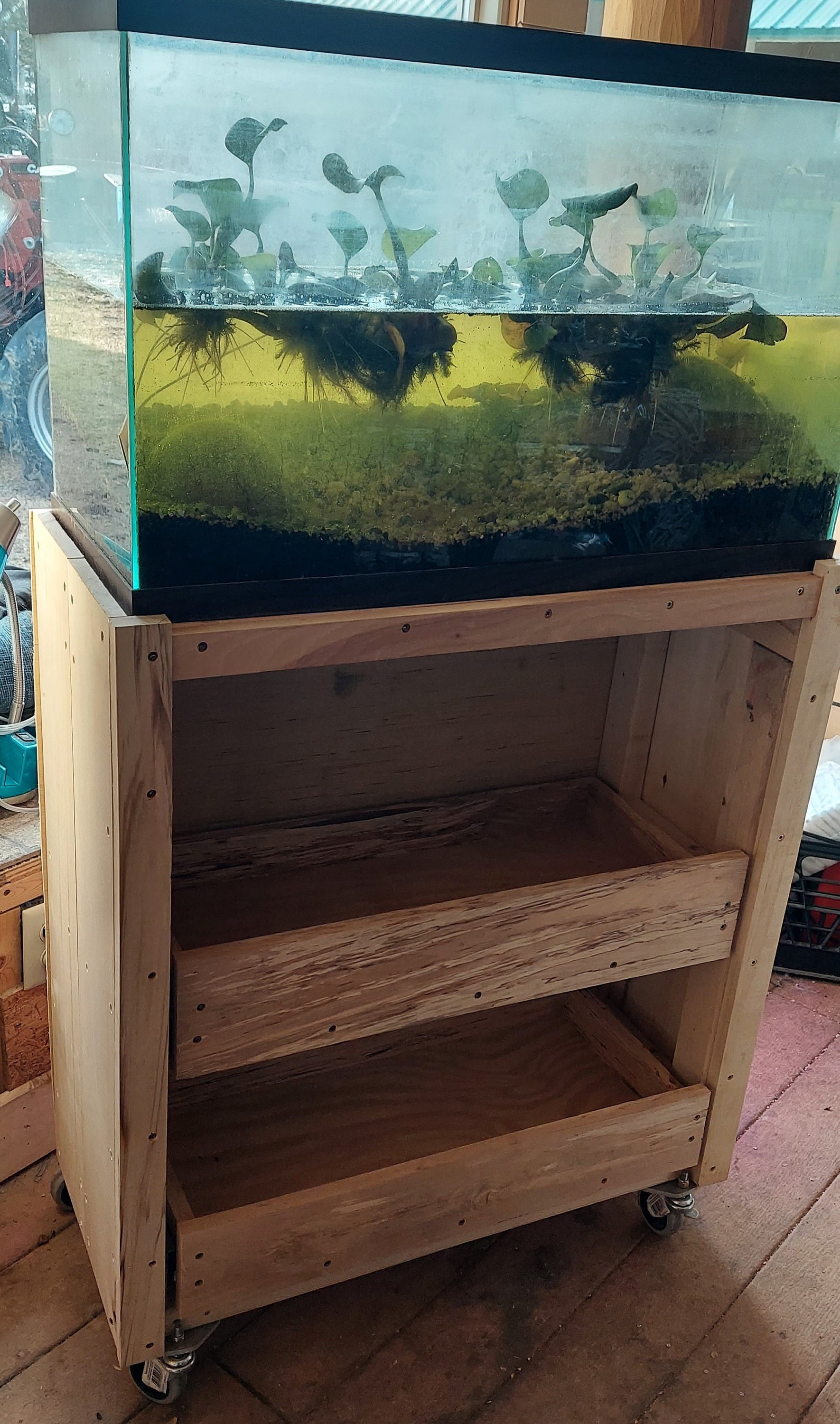 Hardwood Fish Tank Stand - Etsy