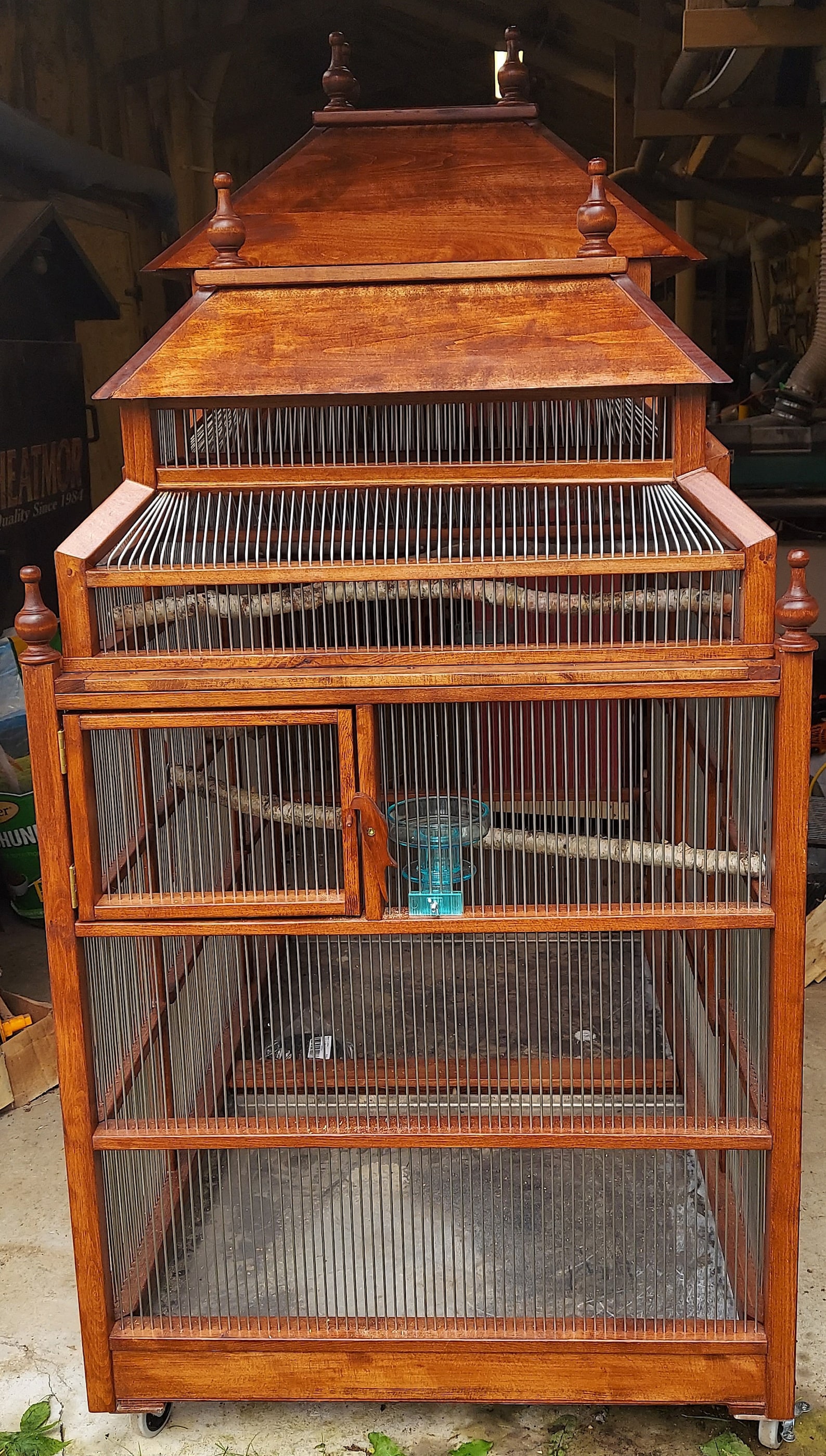 Custom Large Parakeet Cage, 3 Roofed, Flight Cage - Etsy