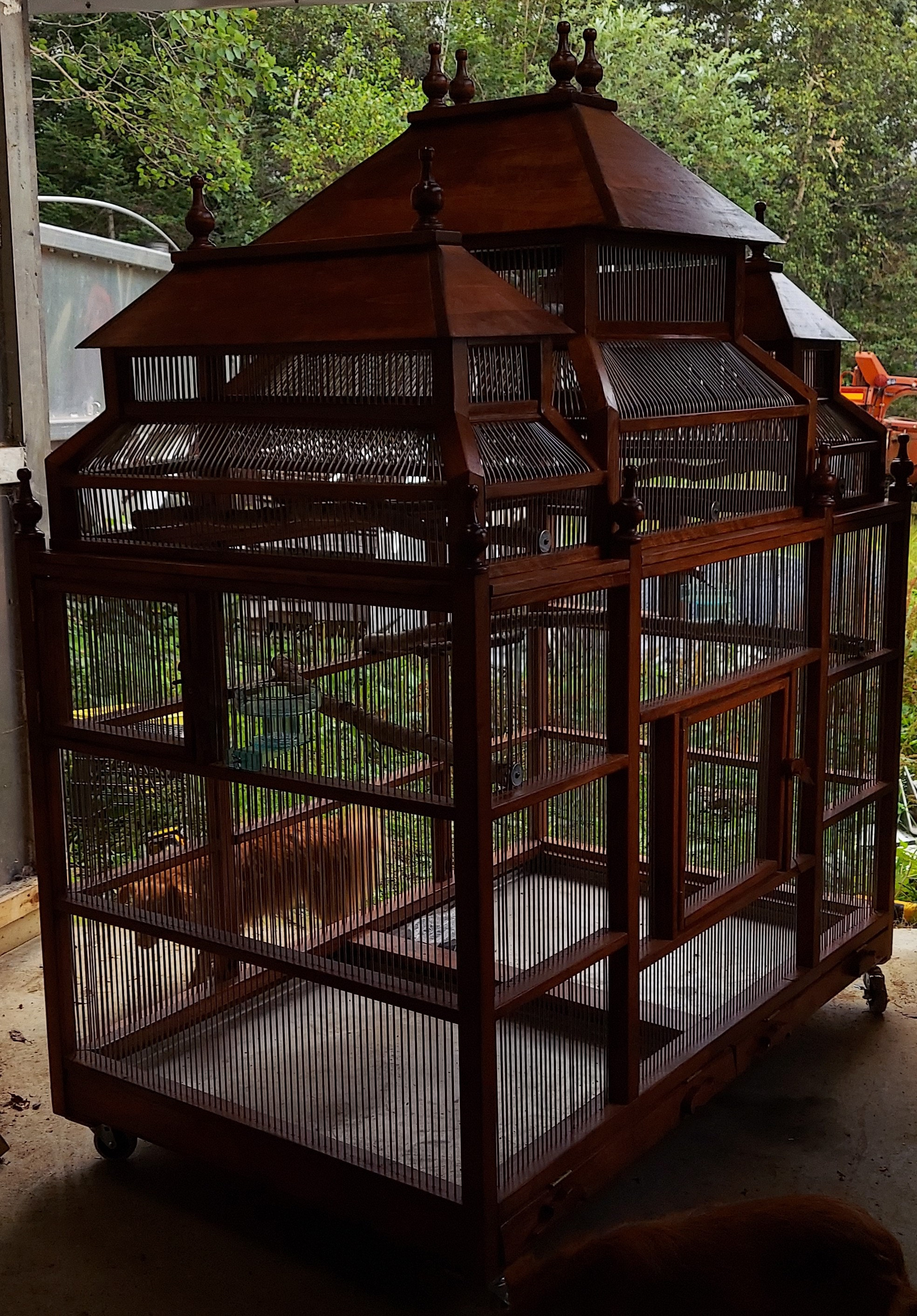 Custom Large Parakeet Cage, 3 Roofed, Flight Cage - Etsy
