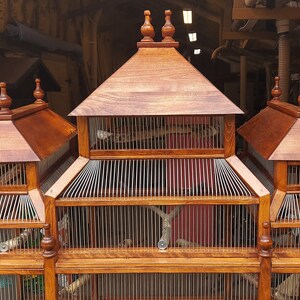 Custom Large Parakeet Cage, 3 Roofed, Flight Cage - Etsy