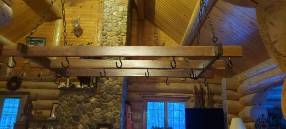 Hardwood Pot and Pan Holder | Etsy