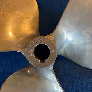 Brass Boat Propeller Stamped Jacksonville,fla. Antique Maritime for ...