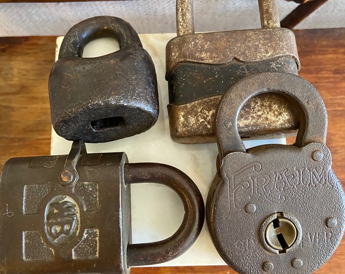 Vintage Locks (set of 4) - Etsy