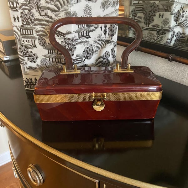 Bakelite Handbag - Etsy