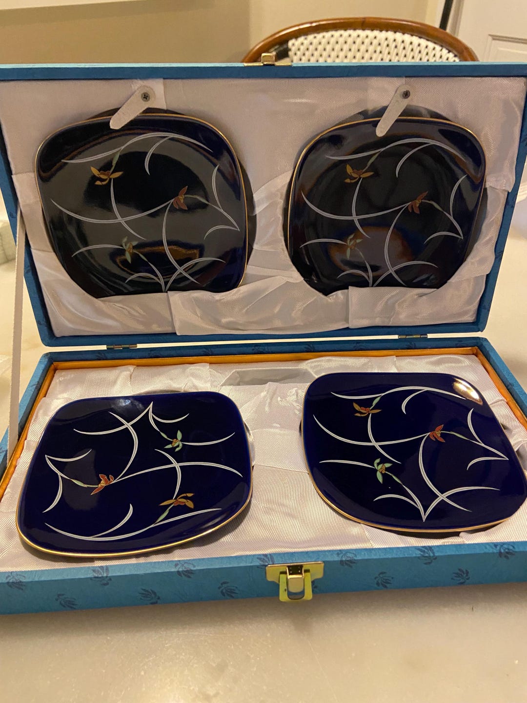 Japanese Plates (set of 5) - Etsy