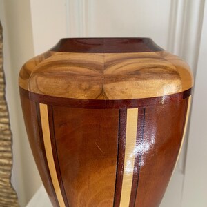 Hand Carved Wooden Urn - Etsy