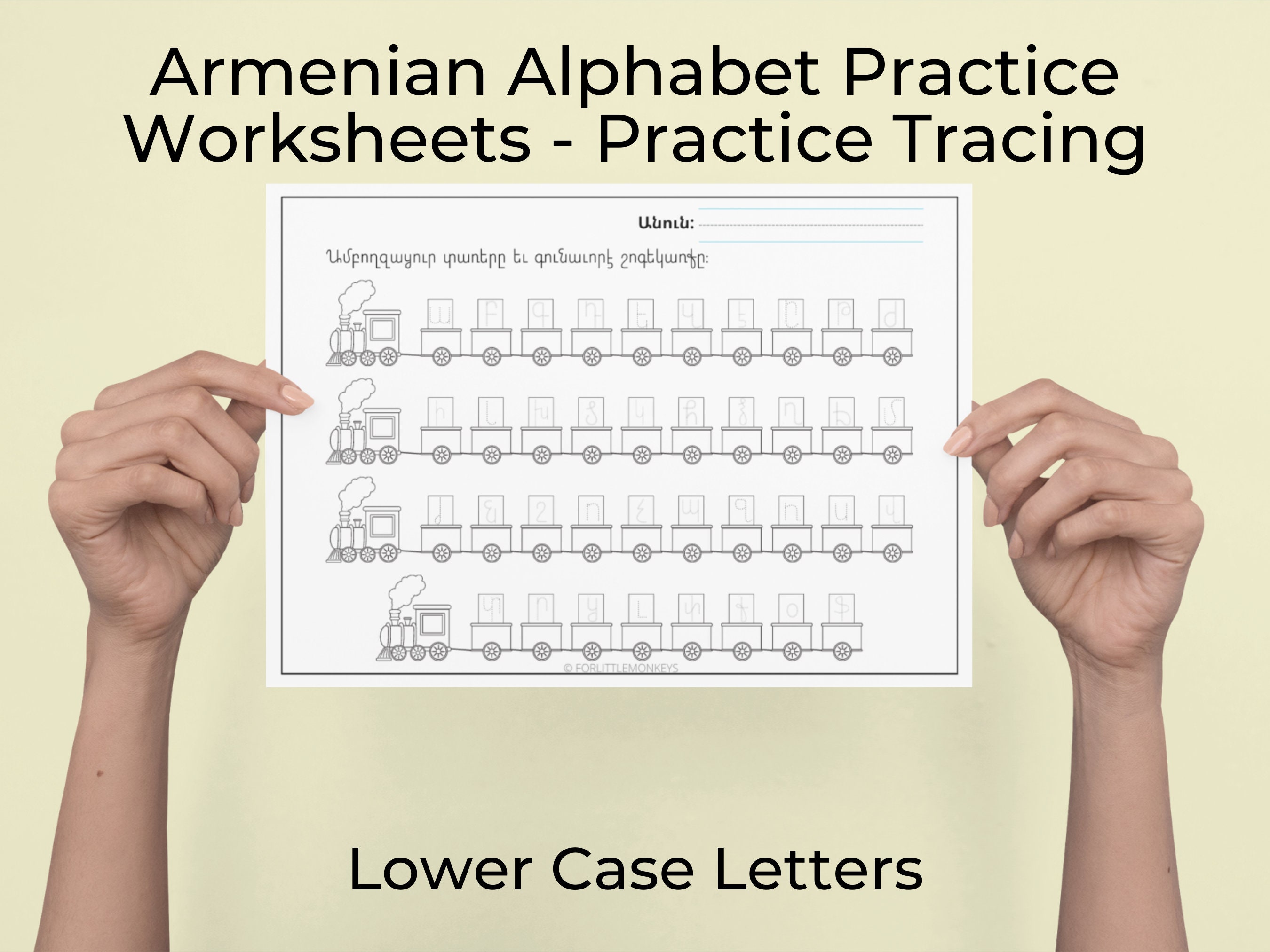 Armenian Alphabet Printables - Learn Armenian - Armenian Kids ...