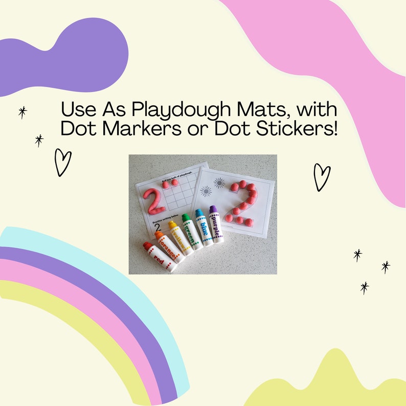 42 Pgs printable Play Dough Mats Preschool Activities Play Doh ...