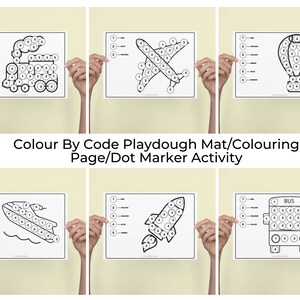 Playdough Mats - Transportation Printables - Homeschooling Printables ...