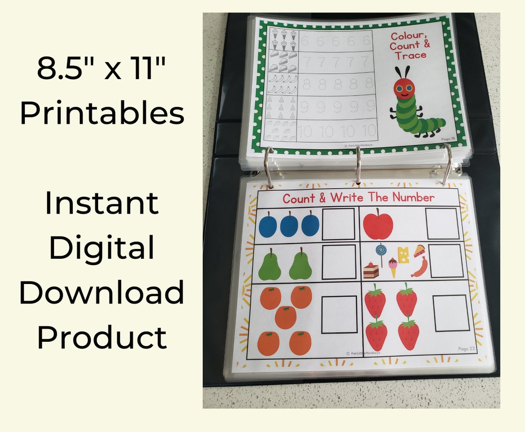 Hungry Caterpillar Busy Book - Hungry Caterpillar Quiet Book - Learning ...