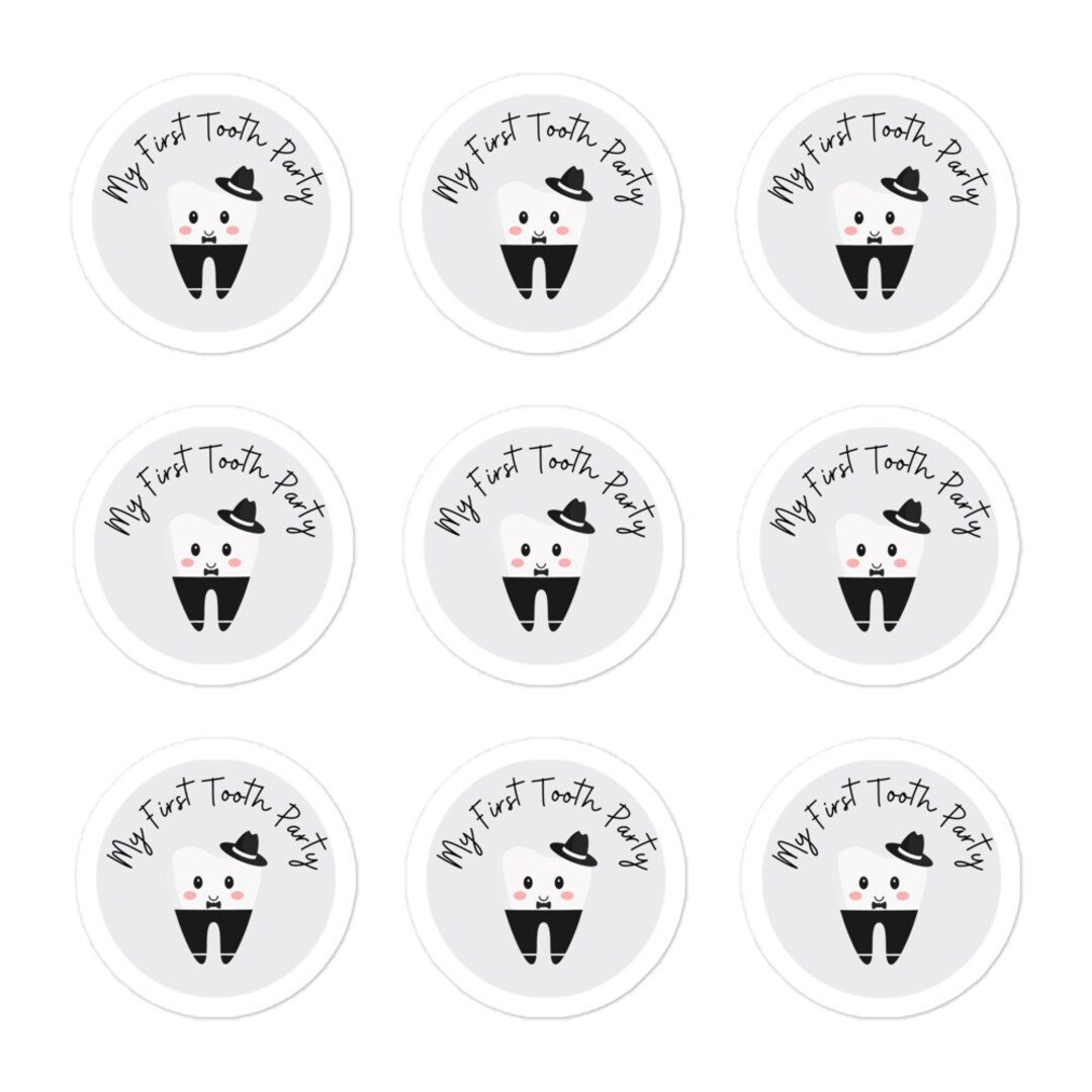 First Tooth Party - First Tooth Party Stickers - First Tooth Party ...