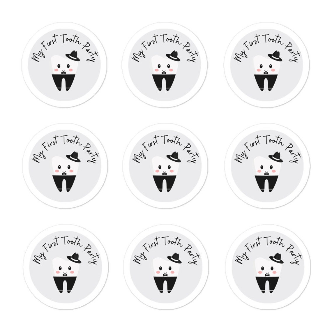 First Tooth Party - First Tooth Party Stickers - First Tooth Party ...