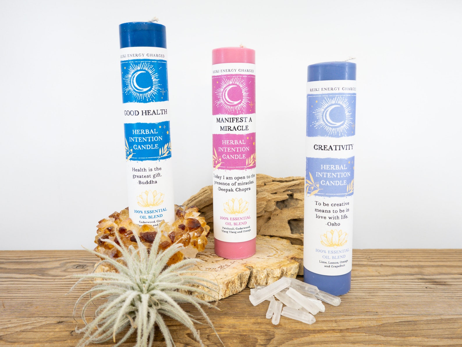 POSITIVE ENERGY INTENTION Candle Manifestation Candles - Etsy